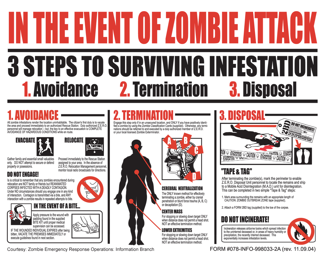 Surviving a zombie apocalypse ~ Lifeformation: Information for your life