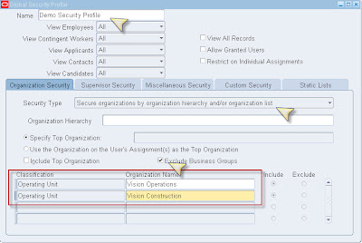 Oracle Applications Implementation: r12: Multi-Org Access Control (MOAC)