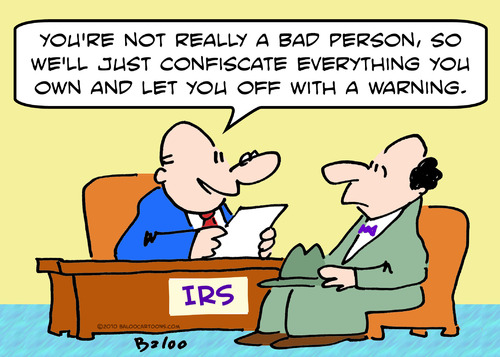 BALOO'S CARTOON BLOG: IRS cartoon