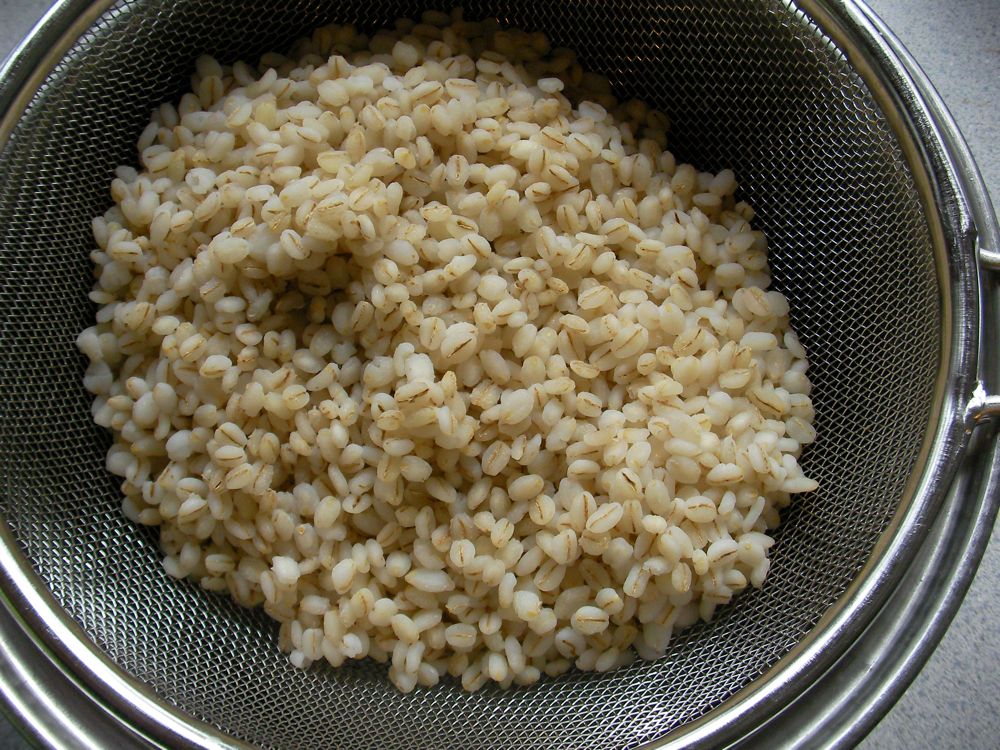 Food and Shoes: Pressed barley