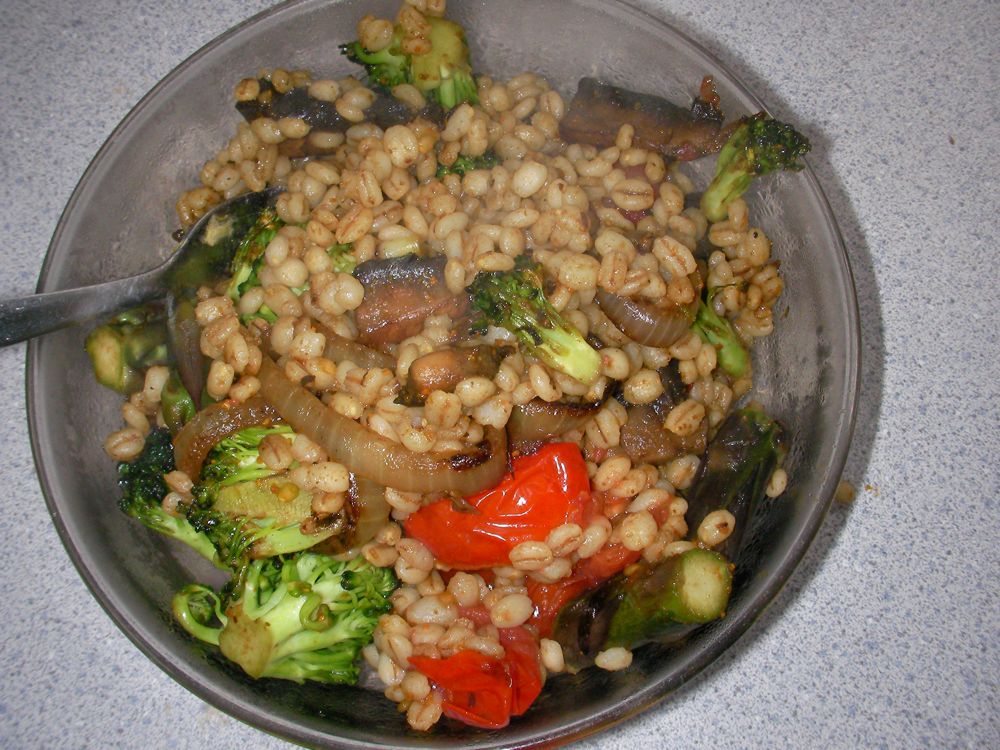 Food and Shoes: Pressed barley