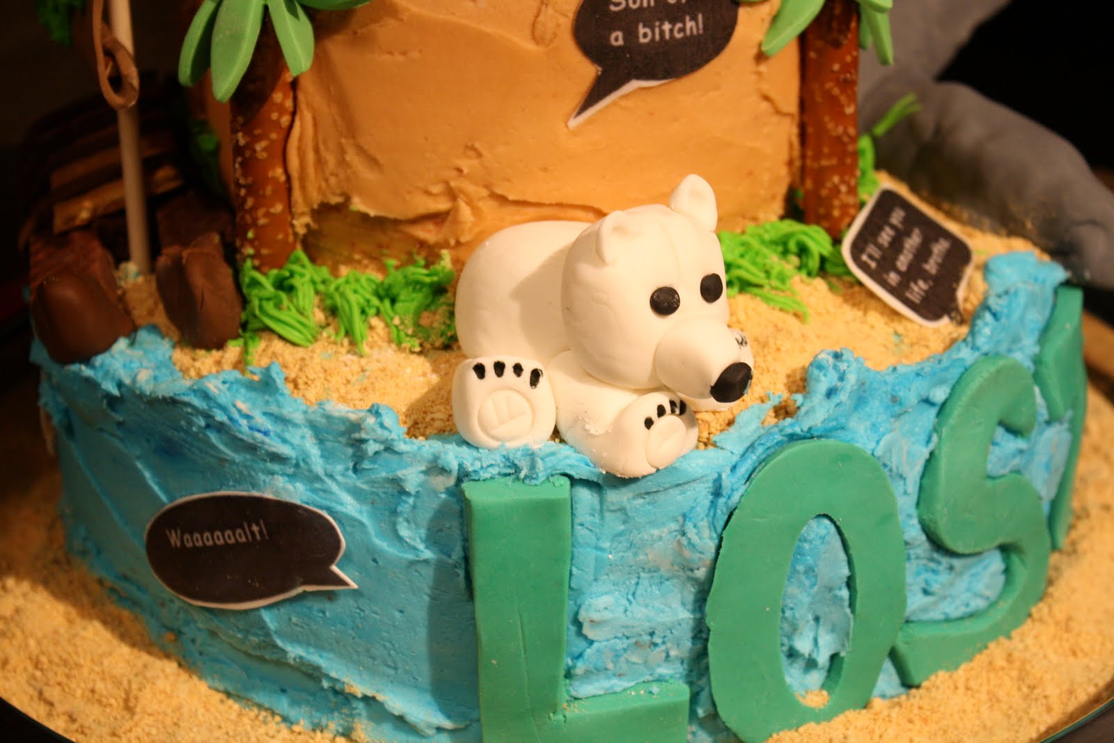 Sue's Sweet Creations: LOST TV Series Theme Cake