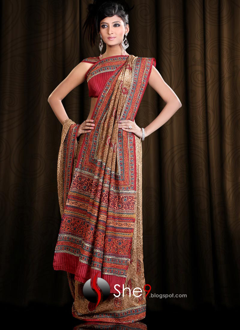 Indian Artistic Sarees | Delhi Saree Designs ~ She9 | Change the Life Style