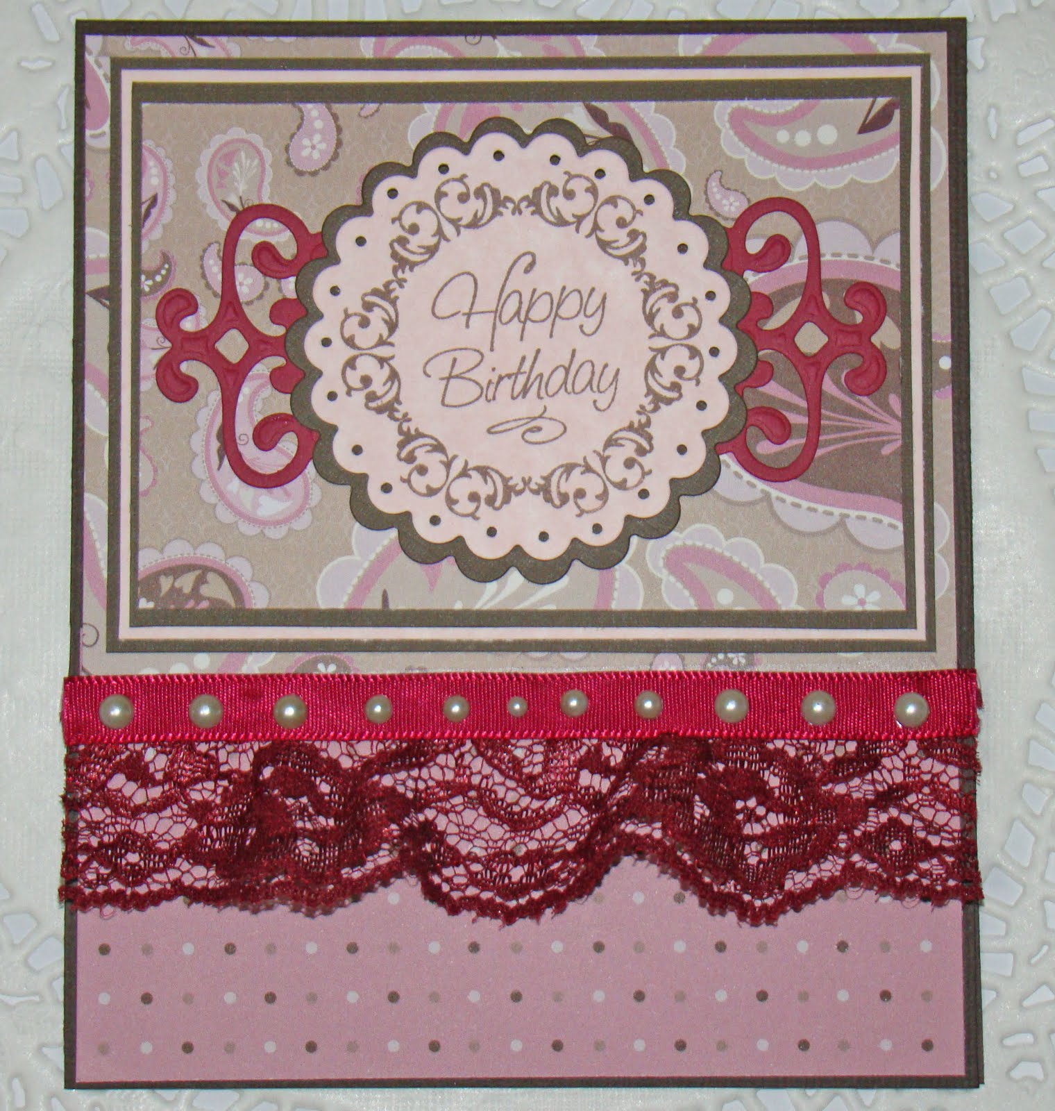 Snippets of Paper: Elegant Birthday Card