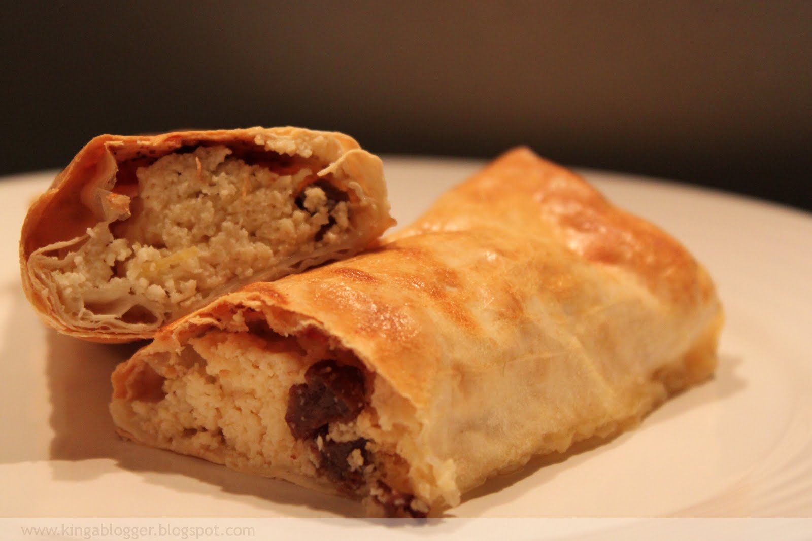 Tvarohová štrúdľa s hrozienkami | Kinga blogger