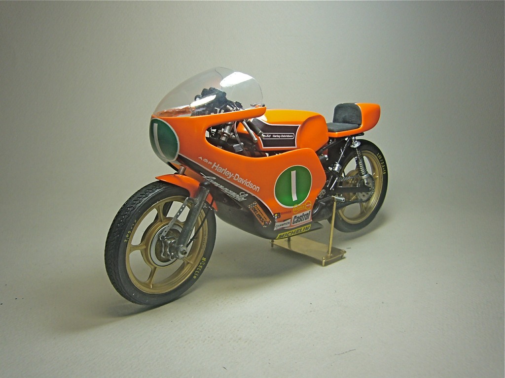 Racing Scale Models: Harley-Davidson 250 GP 1976 by Woodbell Moto Modeling