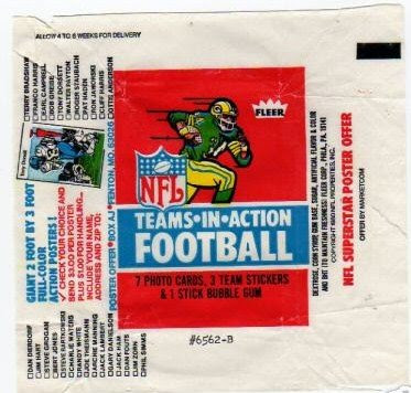 The Fleer Sticker Project: 1980 Fleer NFL Team Action Football Cards ...