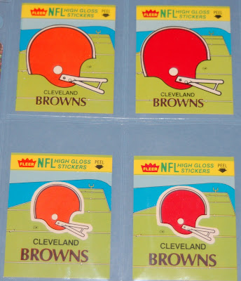 The Fleer Sticker Project: 1981 Fleer NFL Football Stickers ...