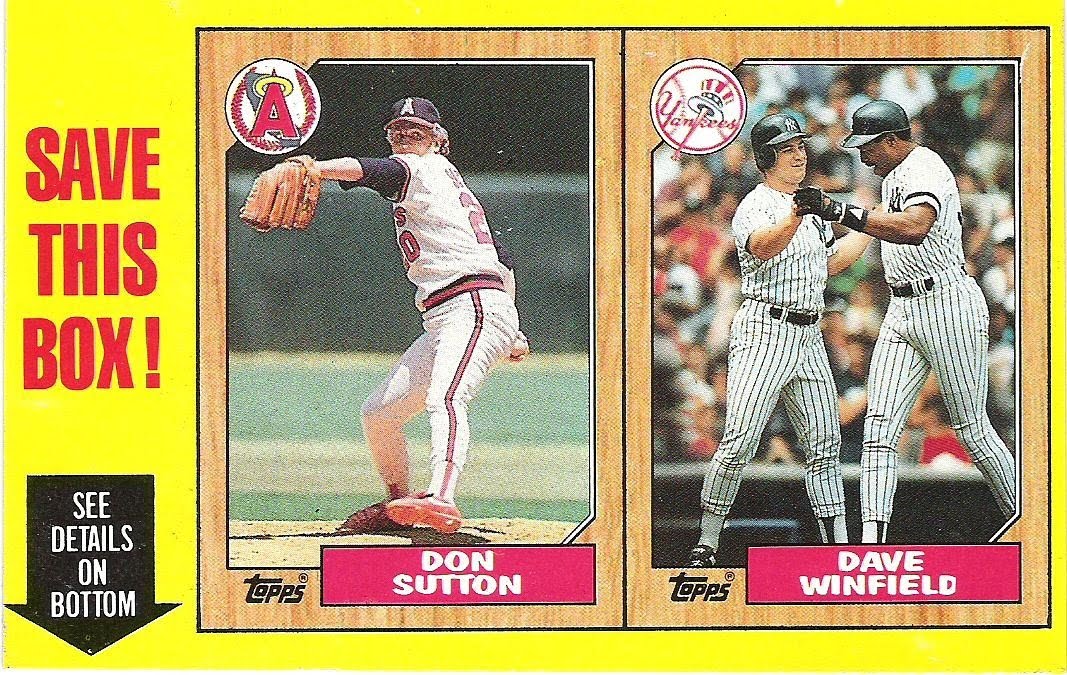 The Fleer Sticker Project: 1987 Topps & OPC Box Bottom Cards / Panels
