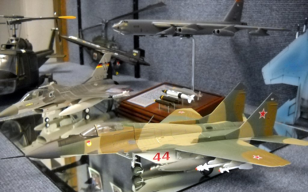 Cold War Air Museum: Model Aircraft on Display