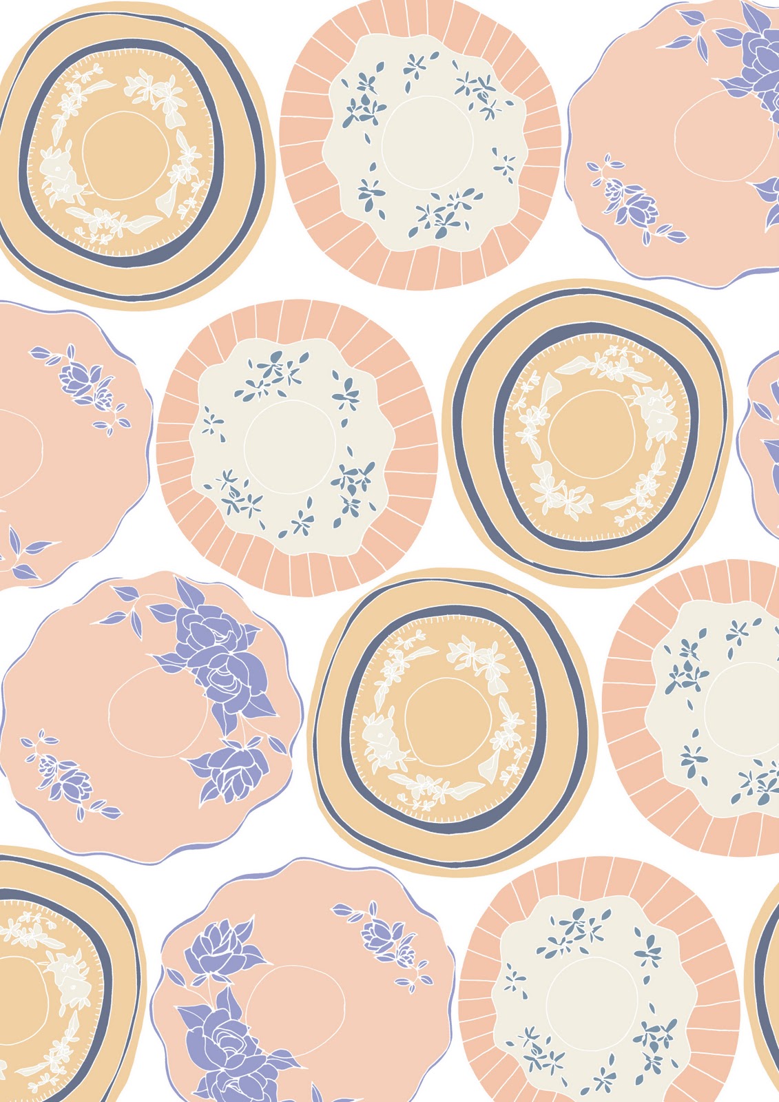 Hannah Stevens: Screen printing designs from 2nd year at uni...