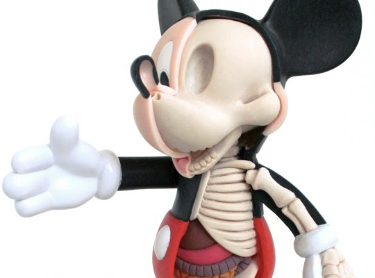 MUCV ® lifestyle: Mickey Mouse Anatomy Sculpture by JASON FREENY