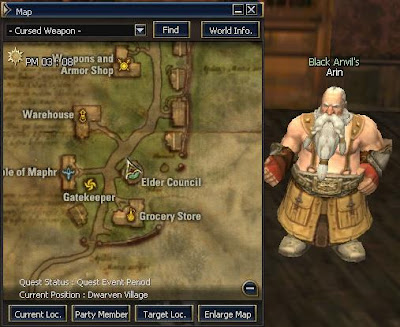 Lineage 2 Quests Traduzidas: Dwarf Warsmith