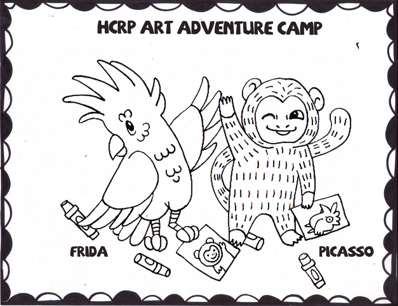 Camp Coloring Pages