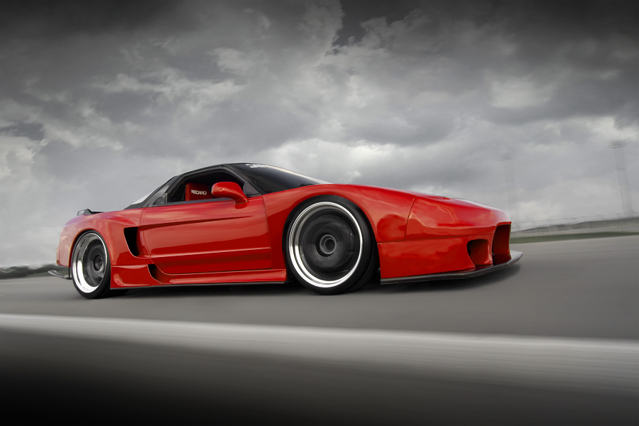 Luxury And Race Cars: Honda NSX Turbo