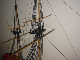 John's Plastic Ships: Yards and Running Rigging