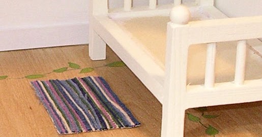 My One Inch World: An easy miniature rag rug