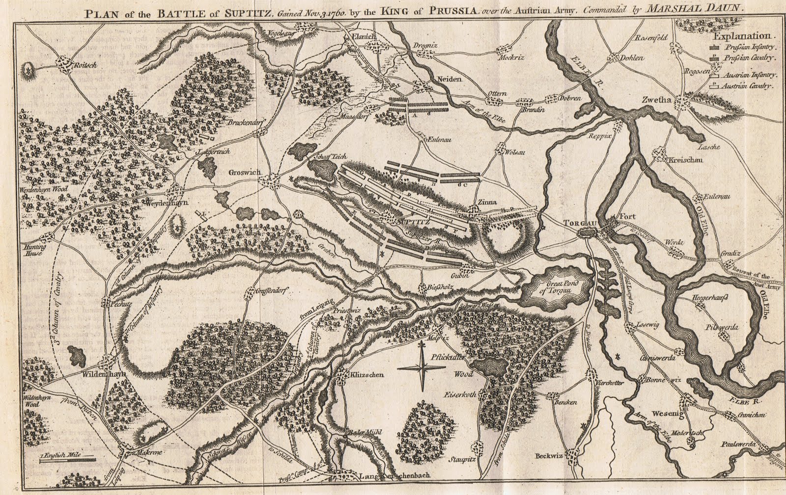 Torgau Project: A 1760 map