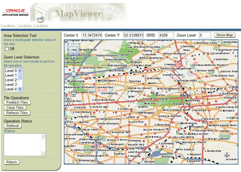 Oracle Maps Spatial Mapviewer Oracle Maps Uses Openstreetmap As Wms