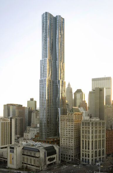 NICOLAS & NYC: New York’s Tallest Residential Tower by FRANK GEHRY