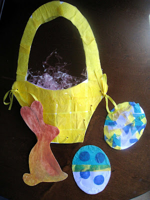 4 Crazy Kings: Easter: Basket, Bunny & Eggs Templates