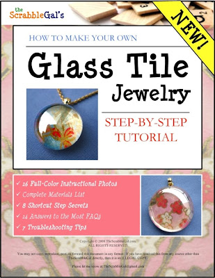 The Scrabble Gal: NEW! How to Make Glass Tile Jewelry! :)