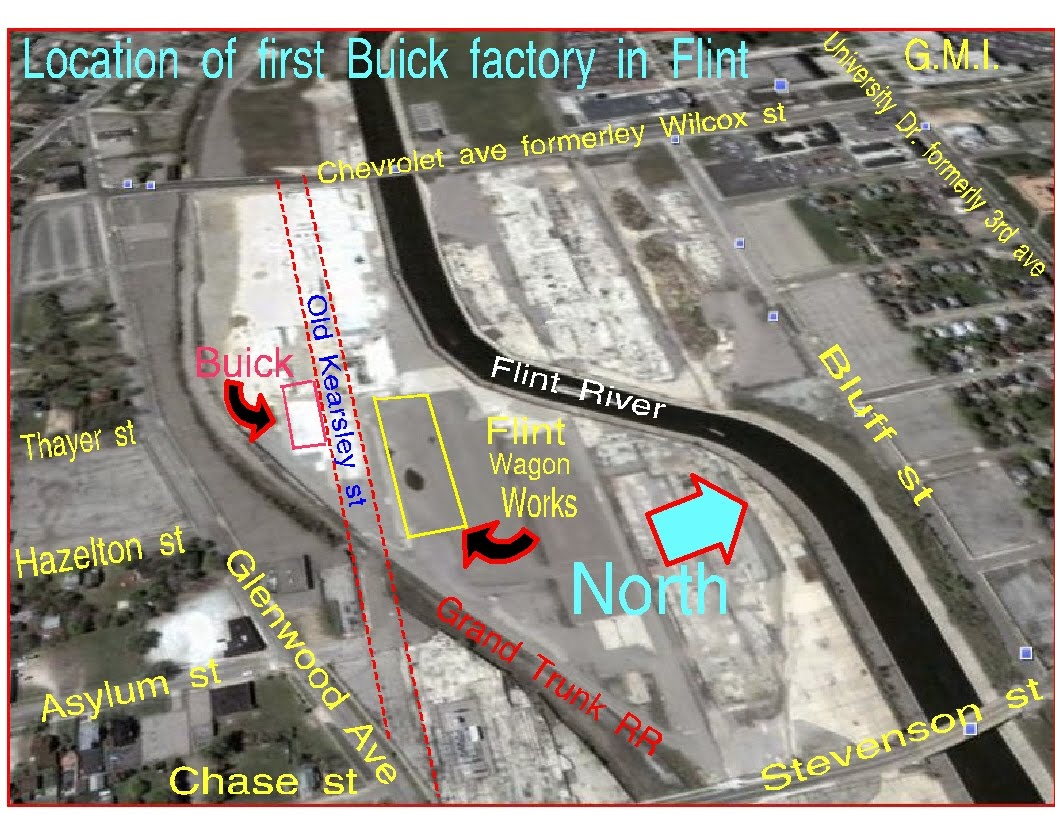 All Things Buick: Original Buick Factory In Flint Michigan