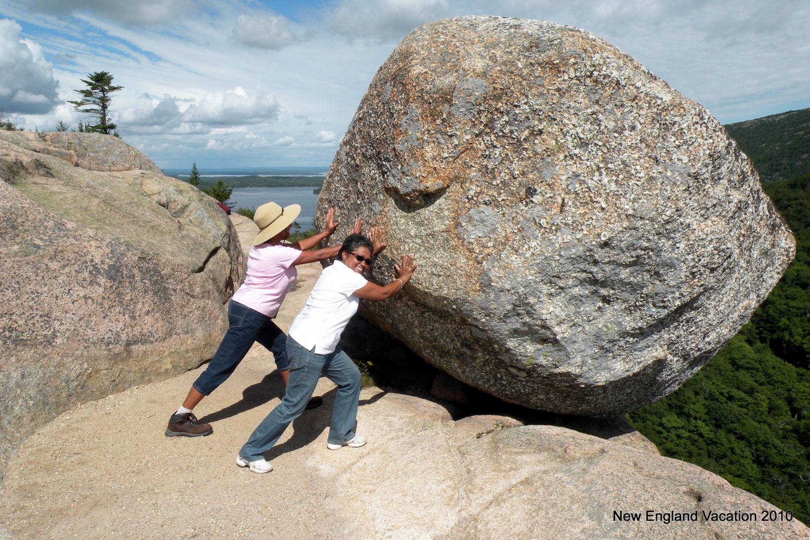 Where ever I go...: Views on the way to Bubble Rock