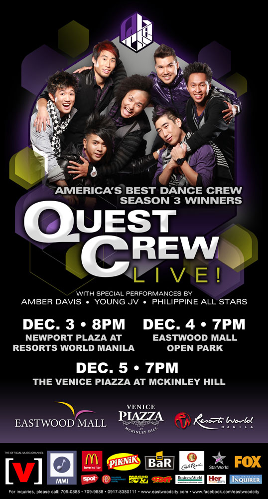 America's Best Dance Crew Season 3 Winners QUEST CREW coming to Manila