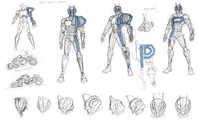 RACKET-PUNCH!: Kamen Rider Phobos Concept Sketches
