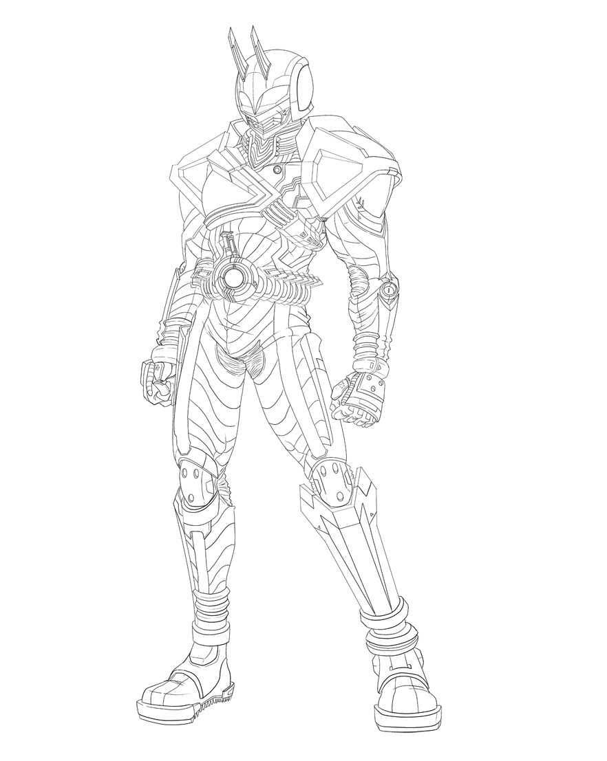 RACKET-PUNCH!: Kamen Rider Deimos Lineart
