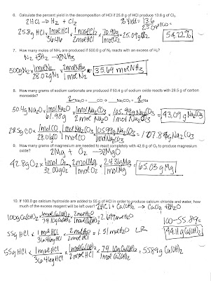 Accelerated Chemistry: mole review problems packet