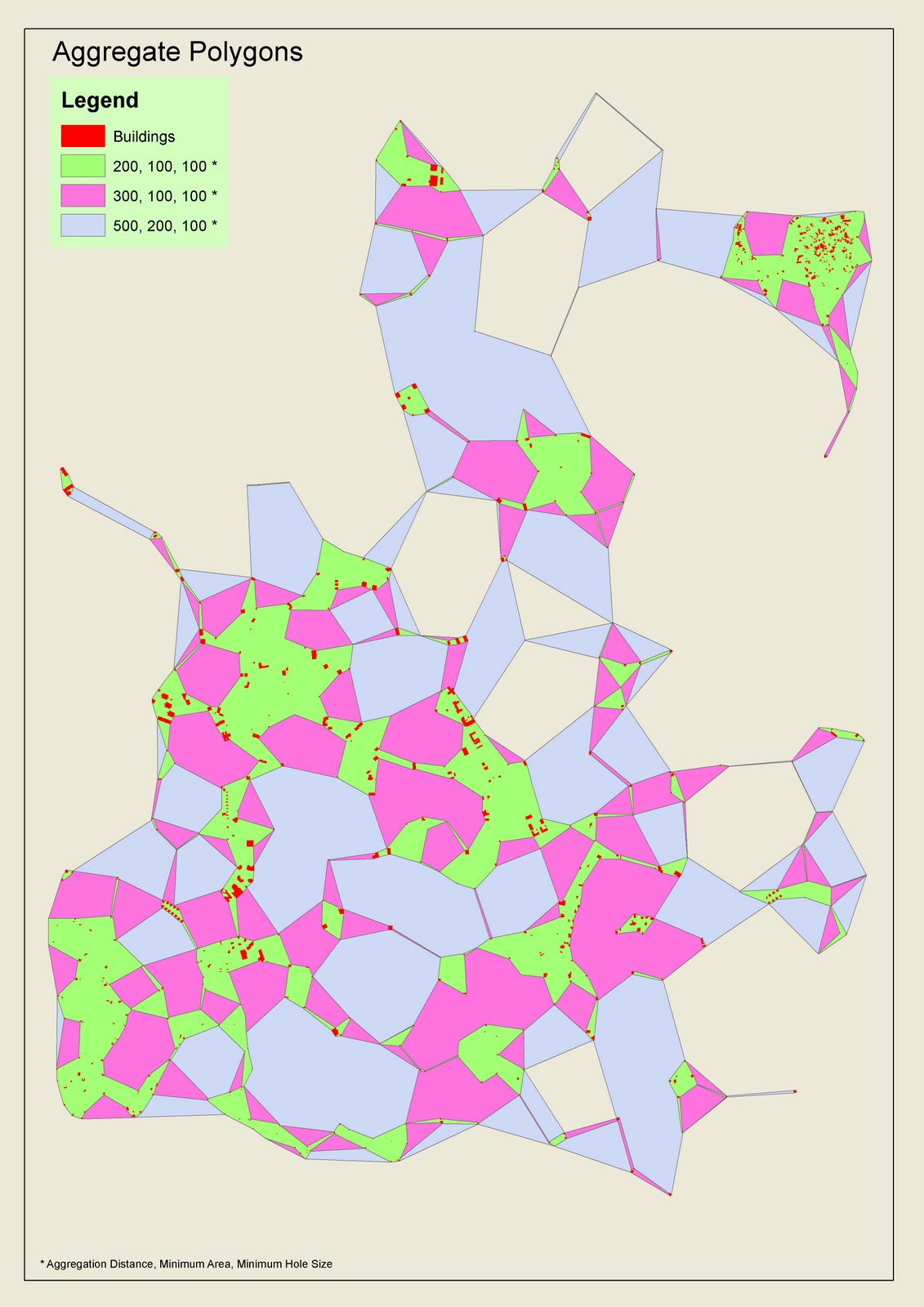 Kent Teknik Aggregate Polygons