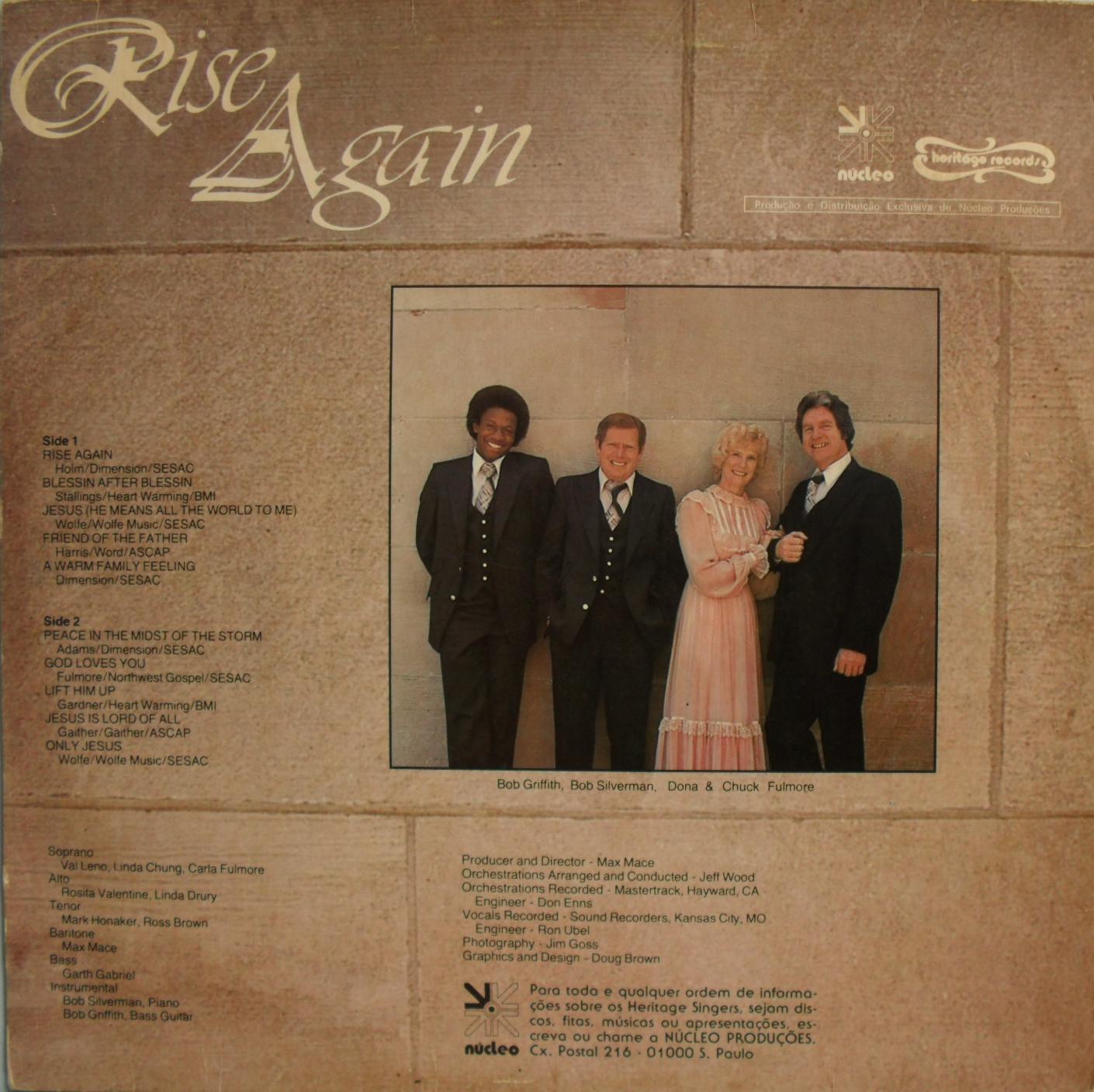 Viagem Gospel: Heritage Singers - Raise Again (1979)