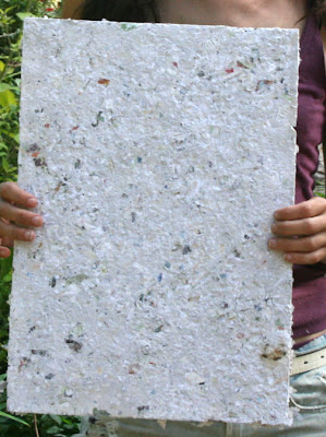 The Öko Box: Eco Art: DIY Paper From Junk Mail