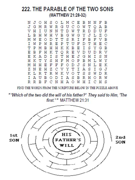 Glory Children Church: May Week 4 teaching resources: The Parable of ...
