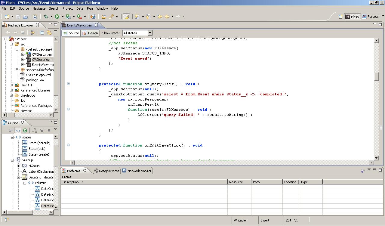 fun with sfdc: Building a Desktop App for Salesforce using Flex