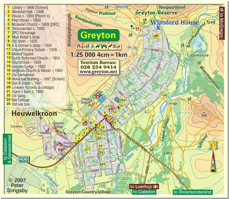 A Greyton Country House: Find us