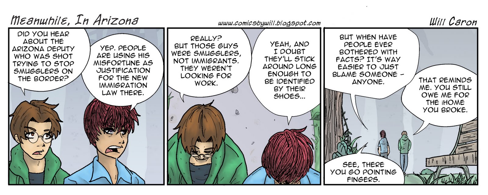 Comics by Will: 126. Meanwhile, In Arizona