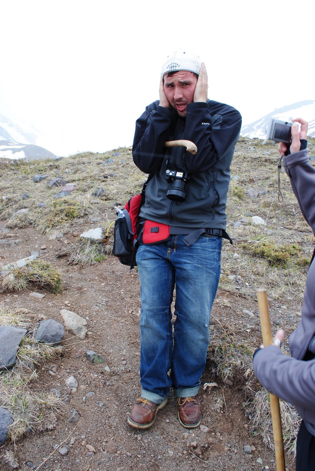 Struan and Anna in Chile: Cajon del Maipo - a hike from Banos Morales