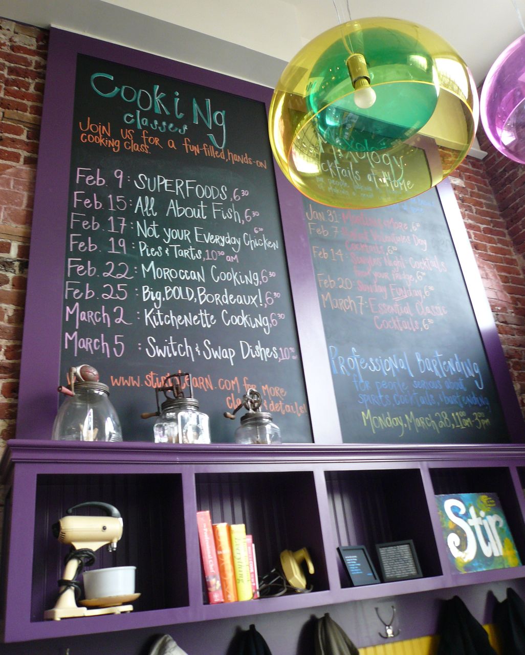 The Kittalog: Cocktails 101 at Stir Cooking School