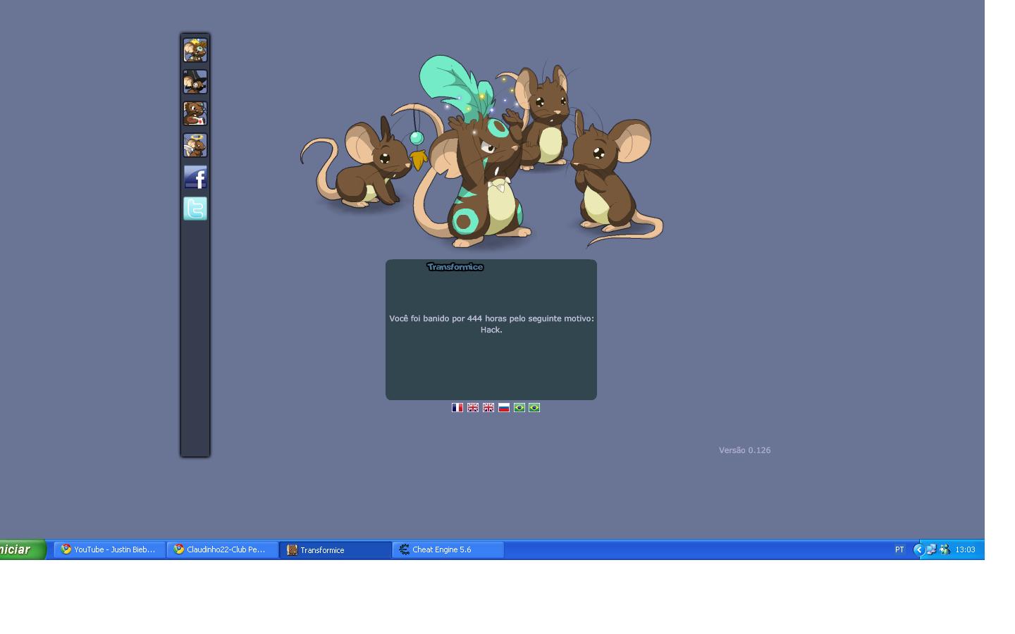 Claudinho22 Club Penguin: Como ser hacker no transformice