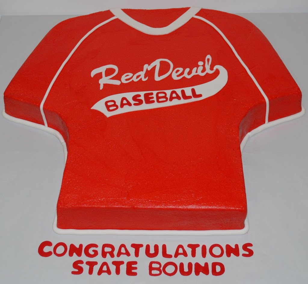 The Bakery Next Door: Baseball Jersey Cake