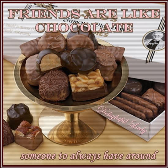 Friendship Greetings: Chocolate Greetings for my Friend, Chocolate ...