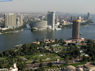 Cairo view form Cairo Tower Restaurant