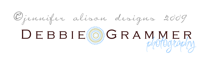 custom business logo design for Debbie Grammer Photography ...