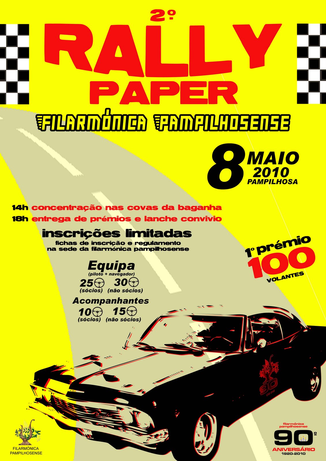 Filarmónica Pampilhosense Blog: 2.º Rally Paper da FP