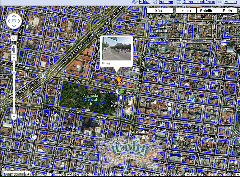 Weby - el blog: Street View en Google maps