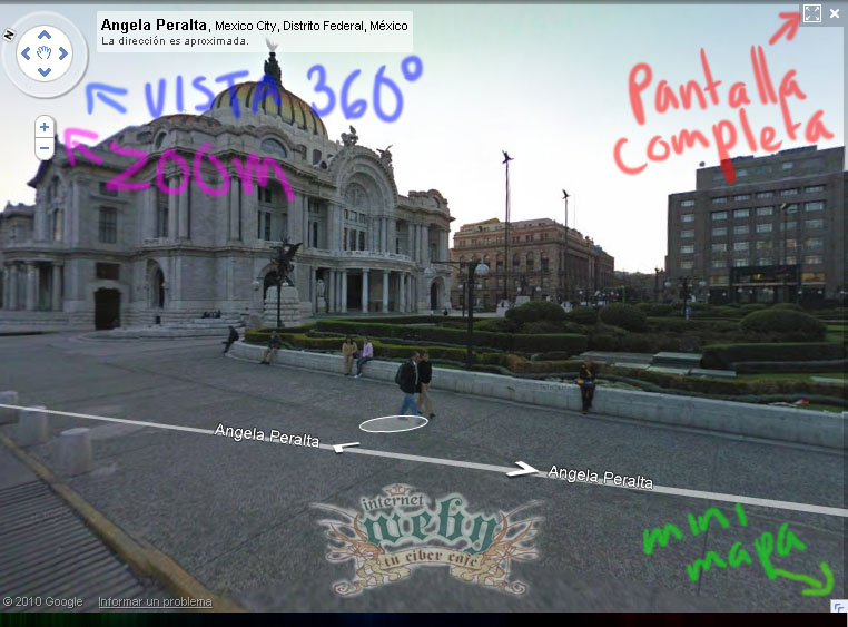 Weby - el blog: Street View en Google maps