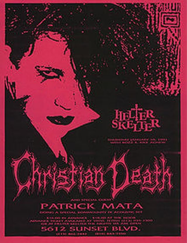 Urban Aspirines Christian Death Sex And Drugs And Jesus Christ 1988